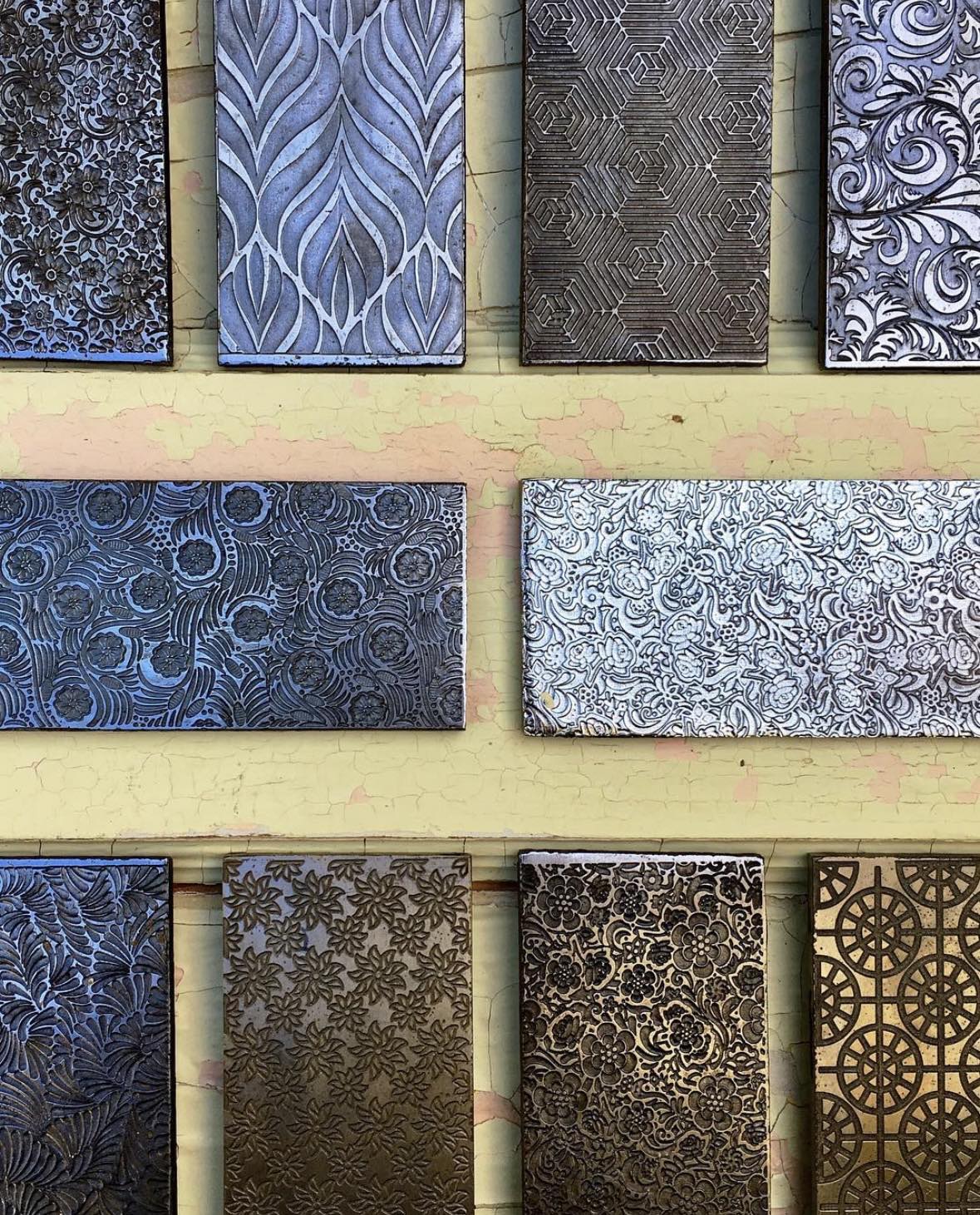 Texture Rolling mill plates – BlackMagic Silversmith Shoppe